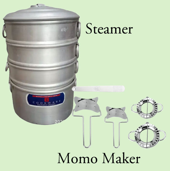 Momo Maker Set (Momo Steamer & Presser Set)